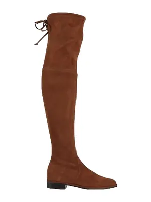 STUART WEITZMAN STUART WEITZMAN Leather Over-the-Knee Boots Beige