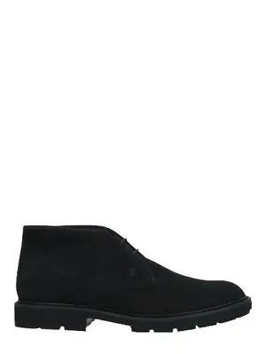 TOD'S Ankle Boots In Leather - Black