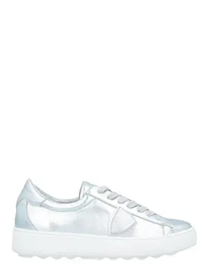 Philippe Model Leather Sneakers - Silver