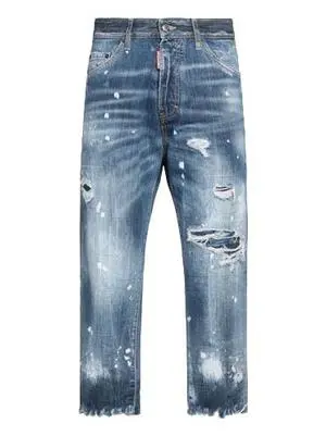 Dsquared2 Tapered Distressed Jeans - Blue