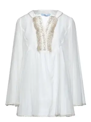 Blumarine Cotton-silk Top - White
