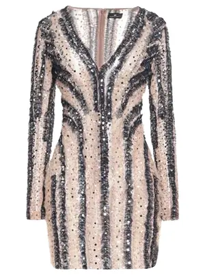 Elisabetta Franchi Mini Dress - Beige