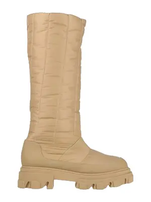 GIA BORGHINI Padded Nylon Boots Sand