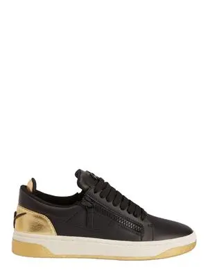 GIUSEPPE ZANOTTI Double-zip Low-top Sneakers - Black