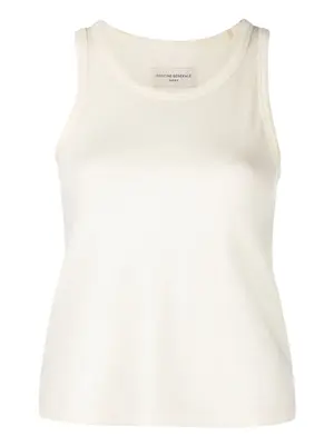 Officine Générale Sleeveless Knitted Top - Neutrals
