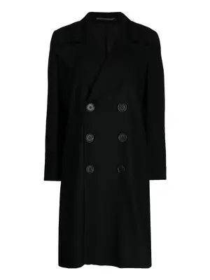 YOHJI YAMAMOTO Yohji Yamamoto Wool Double-Breasted Coat