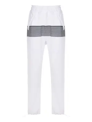 AMIR SLAMA Striped Track Pants - White