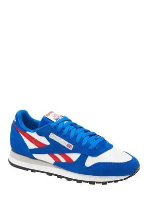 REEBOK Classic Leather Sneaker - Chalk/ Optimum Blue/vector Red