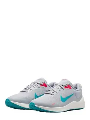 Nike Revolution 7 Sneakers - Wolf Grey/ Crimson/ White