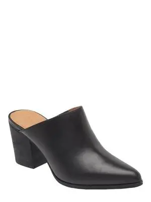 CHOCOLAT BLU Emery Leather Mule - Black Leather