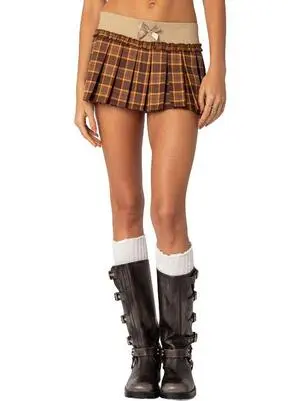 EDIKTED EDIKTED Alexi Pleated Plaid Skort