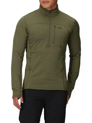OUTDOOR RESEARCH Outdoor Research Vigor Half Zip Fleece Pullover Ranger Green