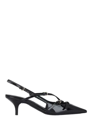Miu Miu Heel Sandal - Vernice Nero