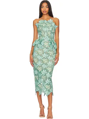ELLIATT Vinyles Midi Dress - Mint
