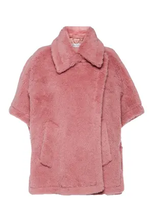 Max Mara Max Mara Tebe Teddy Cape Pink