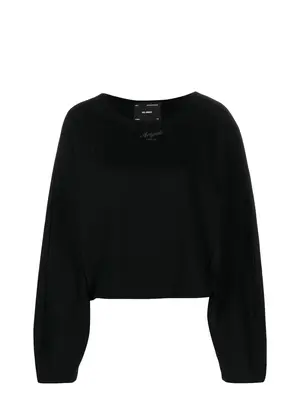Axel Arigato Halle Logo-embroidered Sweatshirt - Black