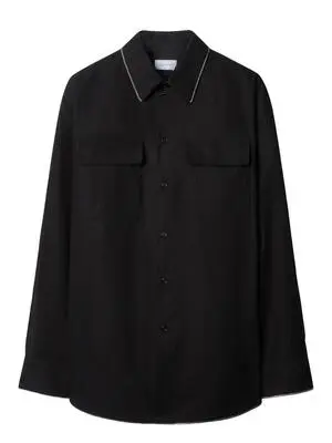 OFF-WHITE Zip-edge Cotton Shirt