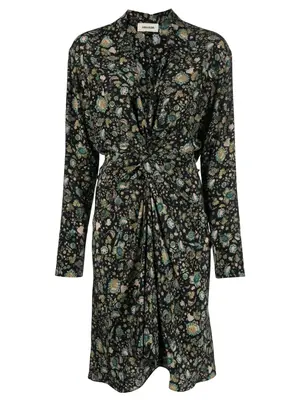 ZADIG&VOLTAIRE Rozo Floral-Print Silk Dress