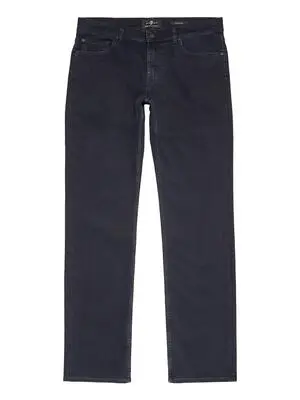 7 For All Mankind Standard Straight Jeans - Navy