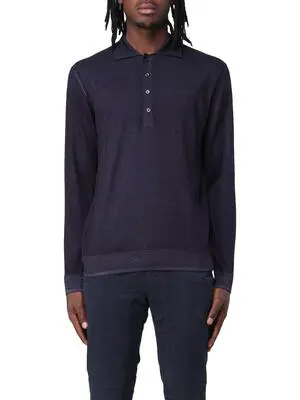 PAOLO PECORA Polo Shirt Men Blue
