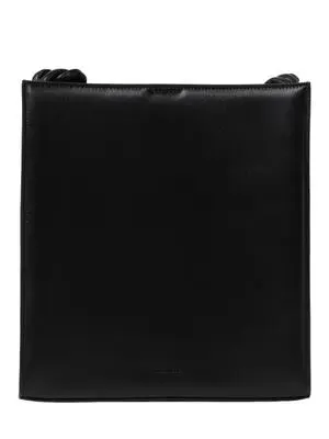 JIL SANDER Braided Shoulder Bag - Black