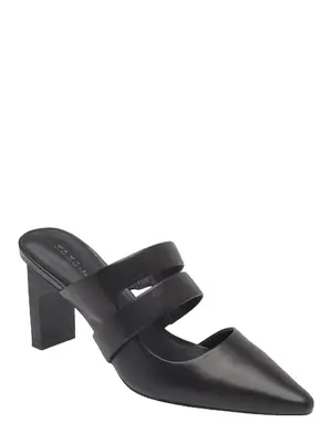 KOKO + PALENKI KOKO + PALENKI Century Pointed Toe Mule Black Leather