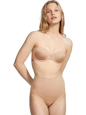 Victoria's Secret High-waist Seamless Brief Panty - Beige