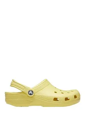 Pink Crocs Classic Clogs - Yellow