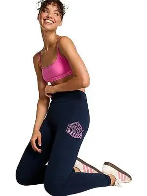 Pink All-day Cotton™ Foldover Leggings Blue