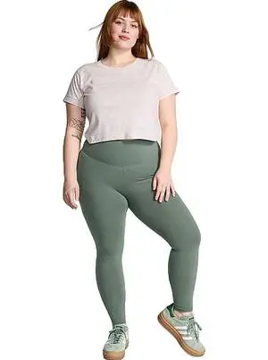 Pink All-day Cotton™ Foldover Leggings Green