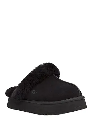 Pink Ugg® Disquette Slippers - Black