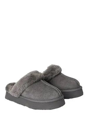 Pink Ugg® Disquette Slippers - Grey