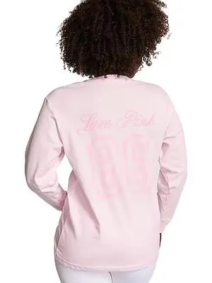 Pink Long-Sleeve Tee Pink