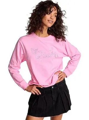 Pink Long-sleeve Tee - Pink
