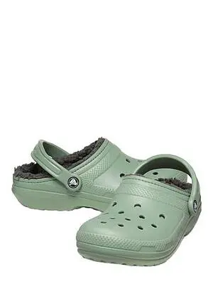 Pink PINK Crocs Classic Lined Clogs Green