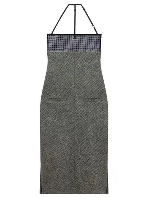 COURREGES Panelled Midi Dress - Grey