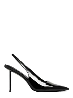 Femme La 95mm Slingback Pumps - Black