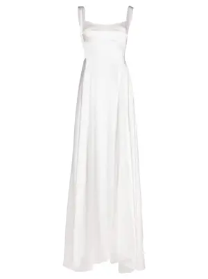 ATU BODY COUTURE V-back Gown - White