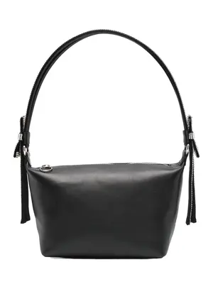 KARA Kara Crystal-Strap Leather Tote Bag