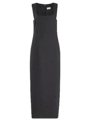 Posse Alice Linen Maxi Dress - Black