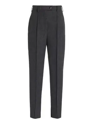 Prada High-rise Slim Pants - Grey