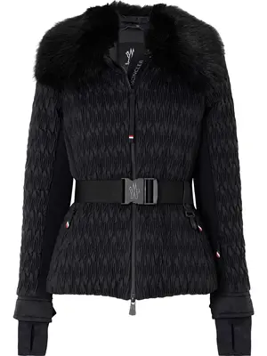 Moncler Plantrey Hooded Quilted Down Jacket - Black