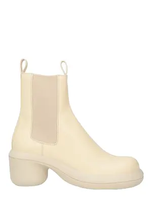 JIL SANDER Ankle Boots In Leather White
