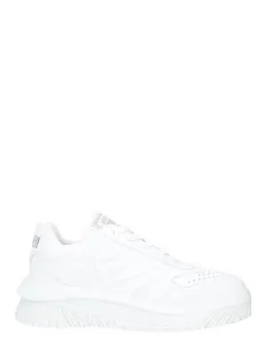 Versace Odissea Calfskin Sneakers - White