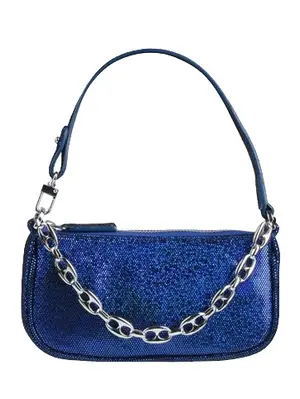 By Far Handbag In Goat Skin - Blue