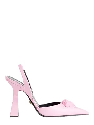 Versace Pumps In Soft Leather Pink