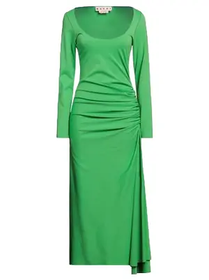 Marni Midi Trapeze Dress - Green