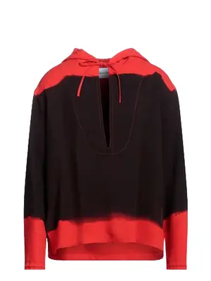 FERRAGAMO Viscose Crepe Sweatshirt - Red