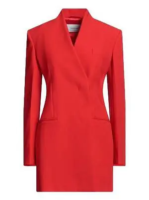 FERRAGAMO Virgin Wool Blazer - Red