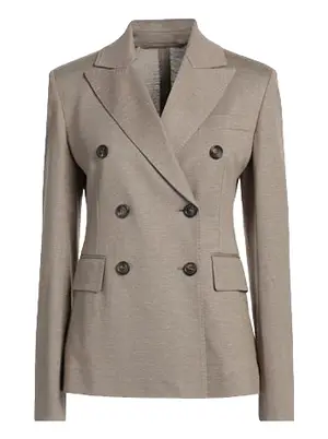 Max Mara Cotton Linen Blazer Beige